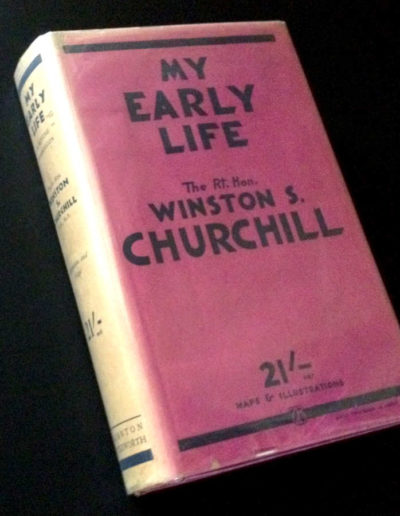 My Early Life by W. Churchill 1st English Edn | Sales - Churchill Collector